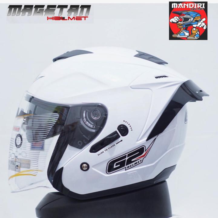 HELM G2 OPTIMAX paket ganteng spoiler helm centro g2 | Lazada Indonesia