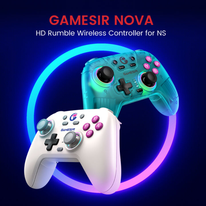 GameSir Nova Wireless Switch Controller Bluetooth Gamepad with Hall Effect for Nintendo Switch ...