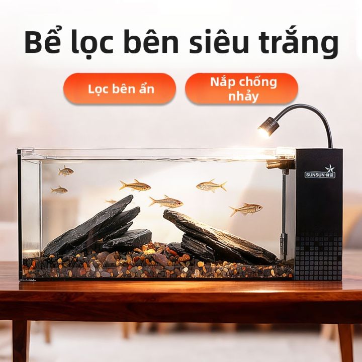 sunsun | Bể Cá Nhỏ Sáng Tạo Sinh Thái Kính Siêu Trong | Lazada.vn