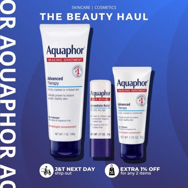 Aquaphor Healing Ointment Advanced Therapy | Lip Repair Stick For Dry ...