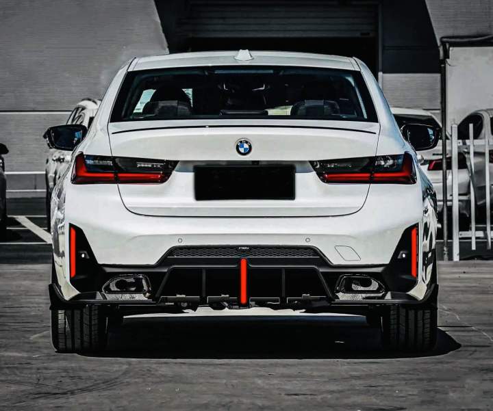 BMW G20 3 Series LCI 2023 2024 2025 M performance rear bumper diffuser ...