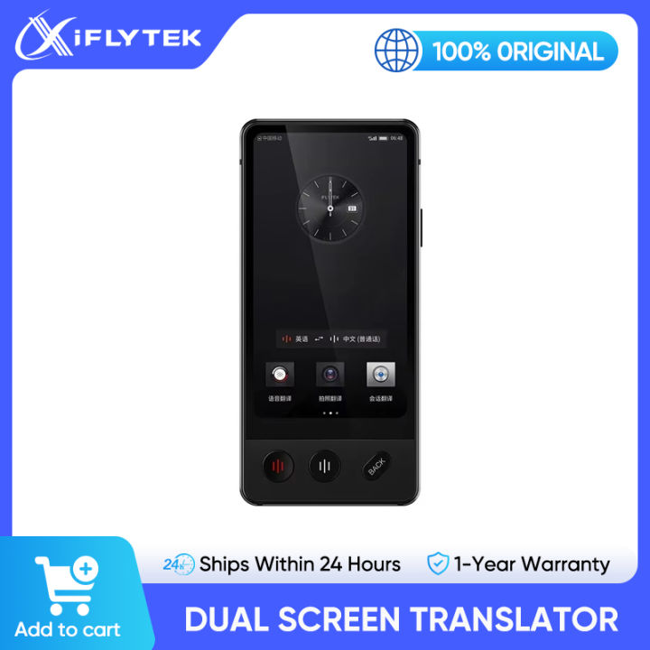 IFLYTEK translator 4.0 dual-screen Real-time language translation ...