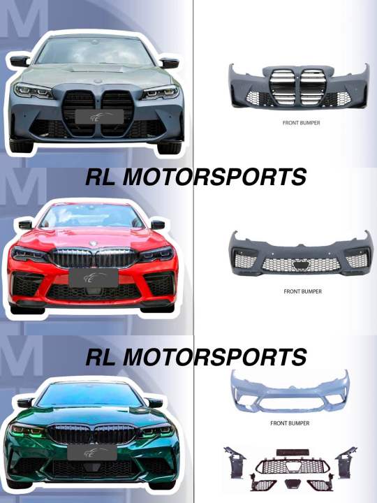 BMW G20 2019 2020 2021 M8 M3 M3C M3 front bumper bodykit body kit grill ...