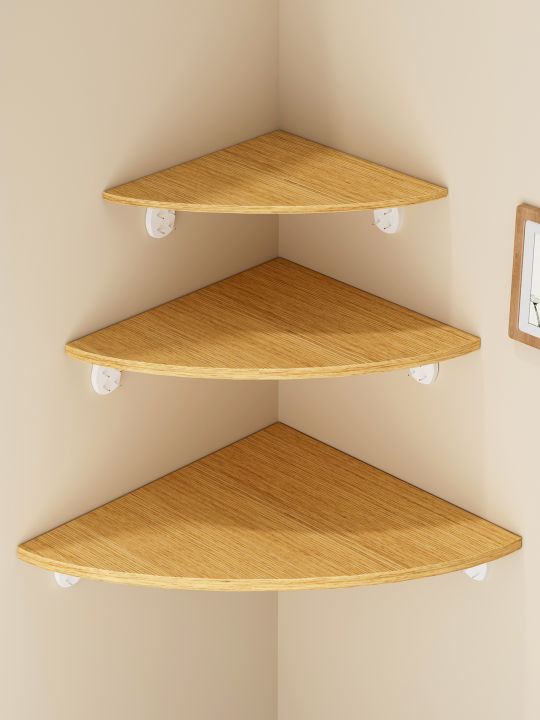 Corner Wall Shelf Bedroom Triangle Wall Mounted Shelf Fan Corner ...