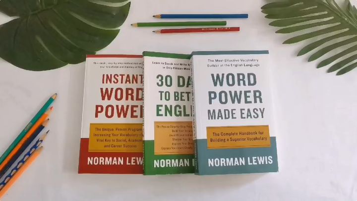 1/ 3 Books By Norman Lewis, Power Made Easy/ Instant Word Power/ 30 ...