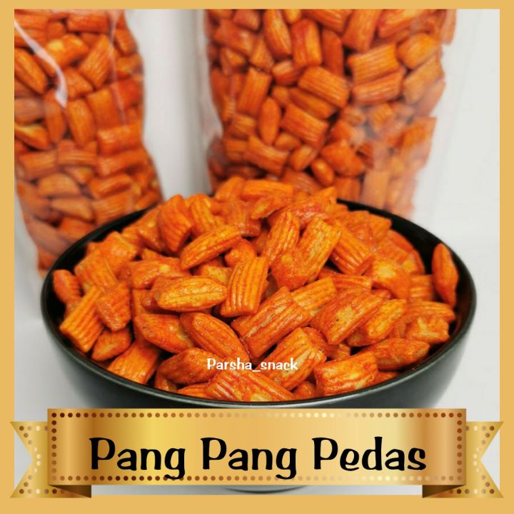 Parsha Snack - Pang Pang Pedas Manis / Pang Pang Balado / Pang Pang Manis / Kue Bantal 250gr ...