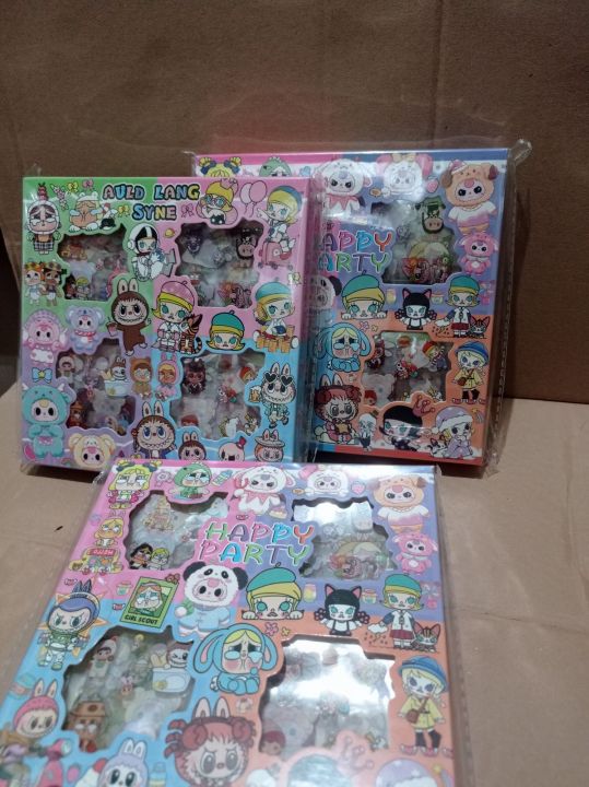 100 PCS STIKER MOMO LABUBU MIX - STIKER VIRAL CAMPUR - STIKER MOMO ...