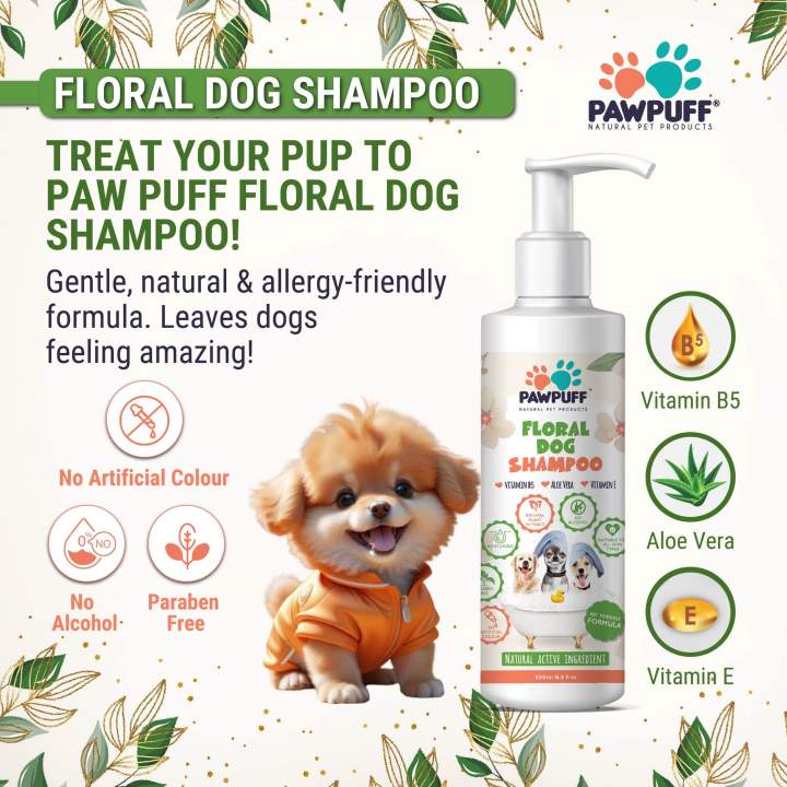 PAW PUFF Dog Shampoo Floral 500ML | Lazada
