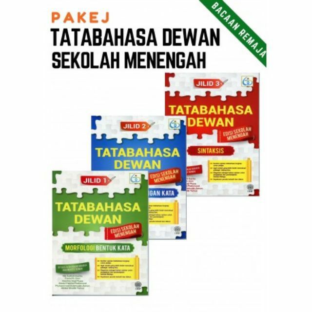 PAKEJ TATABAHASA DEWAN SEKOLAH MENENGAH (3 BUAH TAJUK) | Lazada