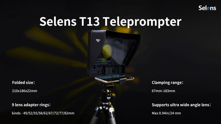 Selens Teleprompter Mobile Phone Pad Lift Tablet SLR Camera Victor ...