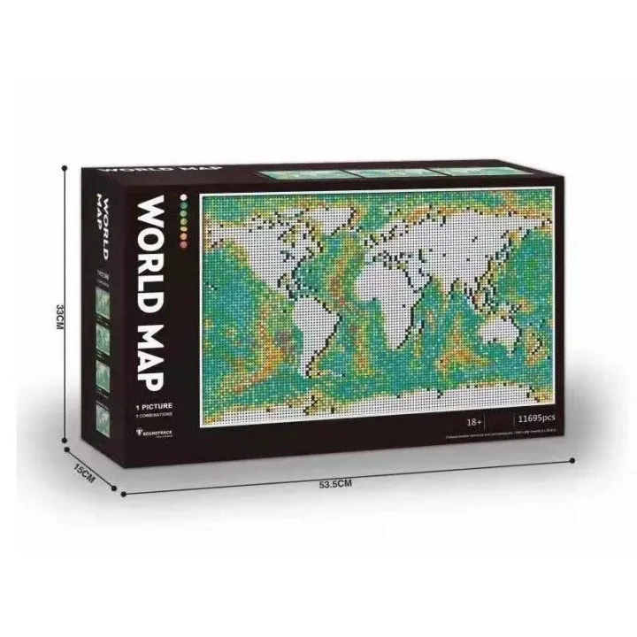 Lego Artistic Life 31203 World Map Giant Adult High Difficulty Children ...