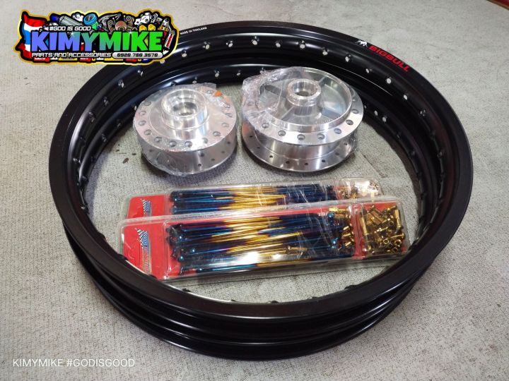 black rim set for wave 125/100 -XRM 110/125 - HONDA RS CARB AND FI ...