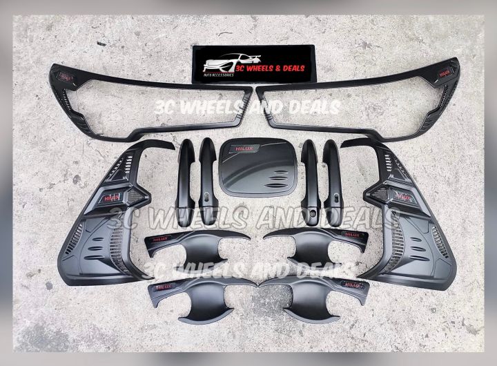 TOYOTA HILUX CONQUEST 2021 GARNISH SET (NEW STYLE) | Lazada PH