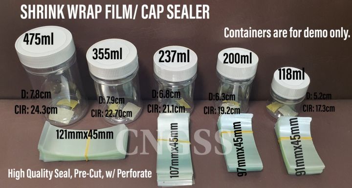 100/200pcs for 118ml to 475ml plastic container | Lazada PH