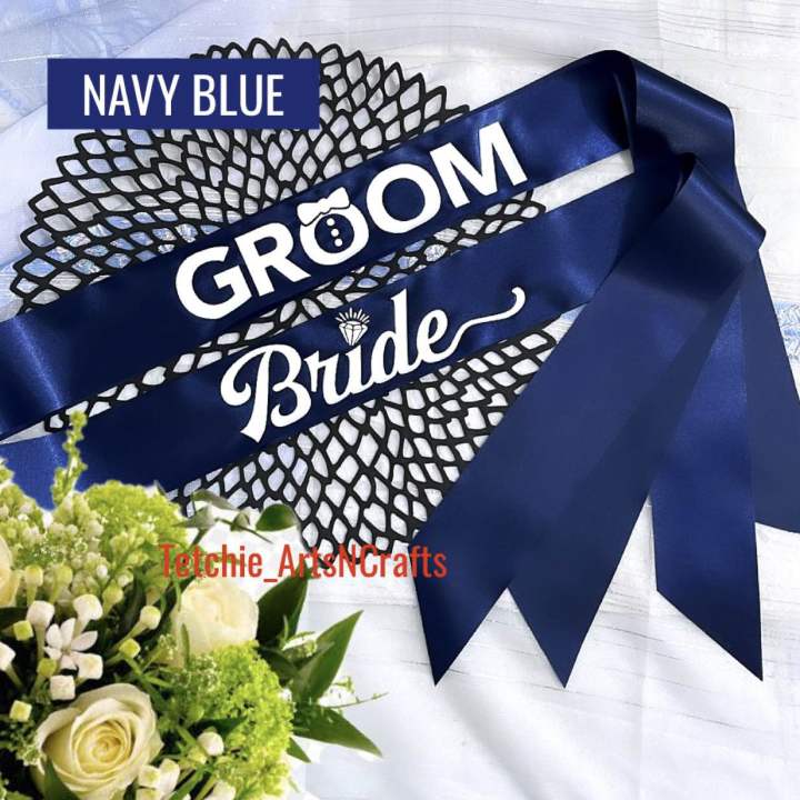 SET- Prosperity / MONEY DANCE Wedding Sash for BRIDE & GROOM | Lazada PH