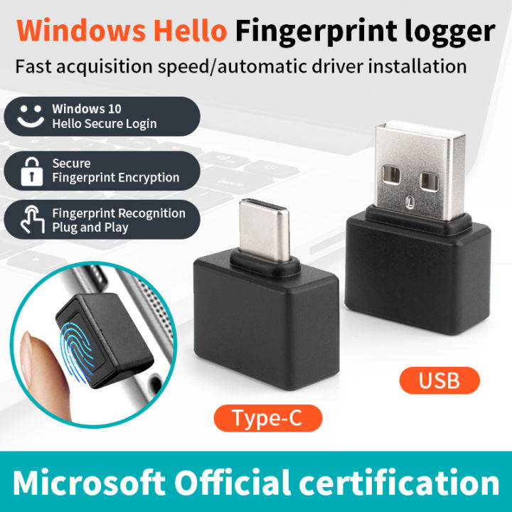 Mini Fingerprint Recognition Device Windows 10 11 Hello Biometric ...