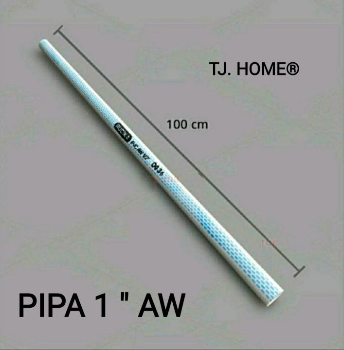Pipa Potongan 1" Inch AW Rucika 100 Cm Pipa PVC 1 Meter | Lazada Indonesia