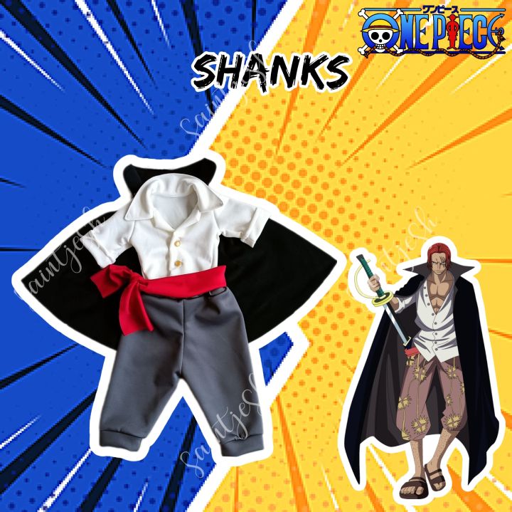 Shanks From One Piece Inspired Costume For Baby Boy/Kids- Birthday And ...