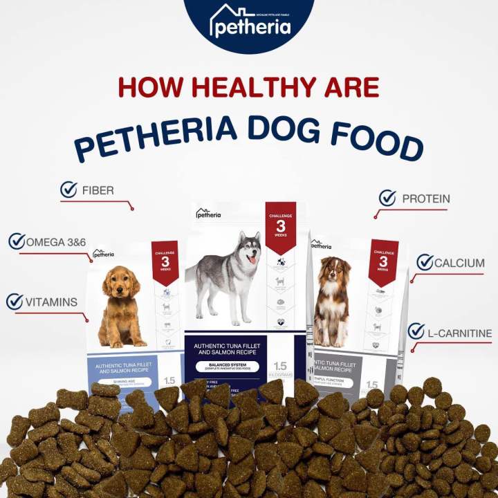 Petheria อาหารสุนัข 1.5 kg | Lazada.co.th