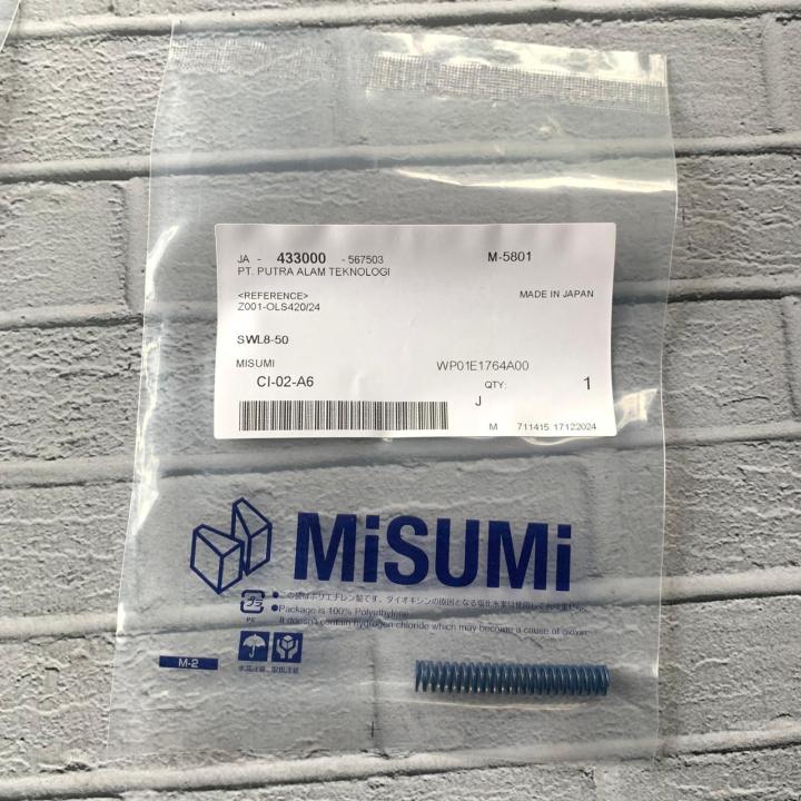 per misumi biru tua SWL 8-50 / per valpe biru tua od 8mm panjang 5cm ...