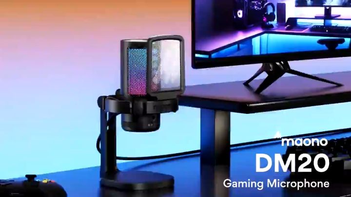 Maono DGM20S ไมโครโฟน Gamerwave Condenser USB Gaming RGB Microphone ...