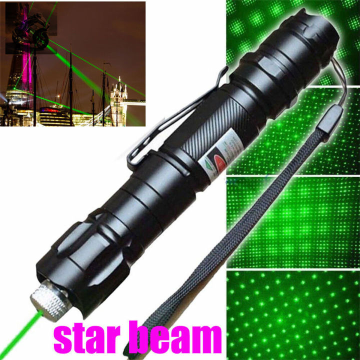 Super Powerful Burning Laser 5Miles Range 532nm Green/Red Laser Pointer ...