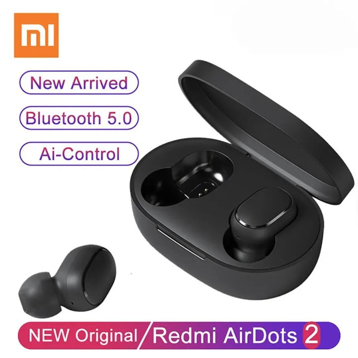 Original Xiaomi Redmi Airdots 2 True Wireless Earphone Ear buds Noise ...