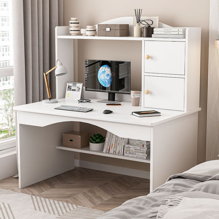 JIAJU Meja belajar Computer Study Table With Book Shelf Multifunction ...