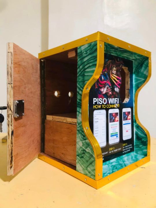Wifi box w/ TARP STICKERS LOCKSET & Coinbox | Lazada PH