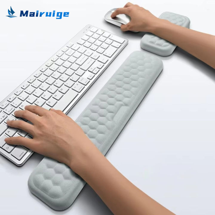 Mousepad Ergonomic Keyboard Mouse Wrist Rest Office Typing Protection