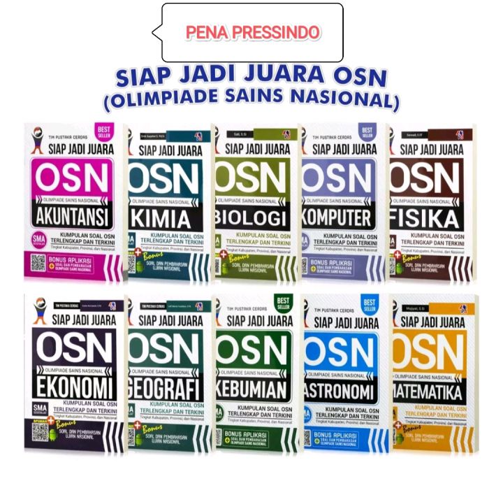 BUKU SIAP JADI JUARA OSN OLIMPIADE SAINS NASIONAL SMA SEDERAJAT ...