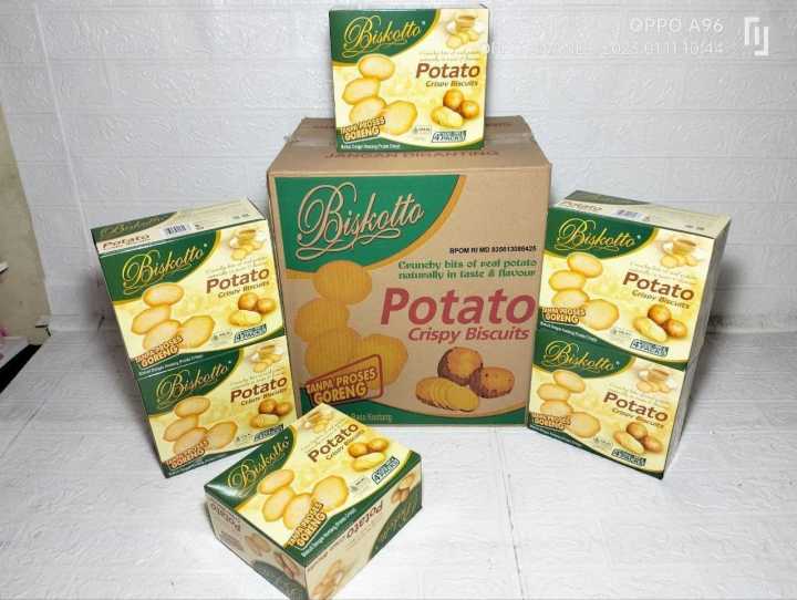 BISKOTTO POTATO CRISPY 360 gram 1 Pack isi 4 bungkus | Lazada Indonesia
