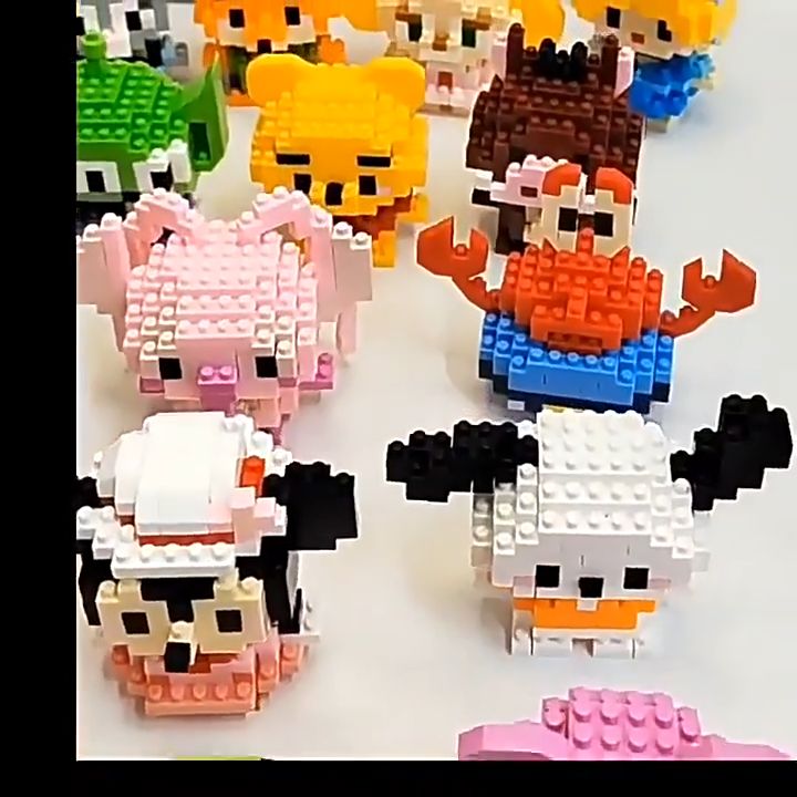 Nano Block Model Kartun Building Blok Mainan Balok Susun Mini Bricks Karakter Kartun DIY 3D ...