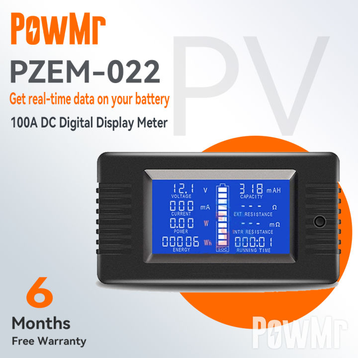 PowMr PZEM AC 6in1 220V 100A Single Phase Digital Ampermeter Power ...