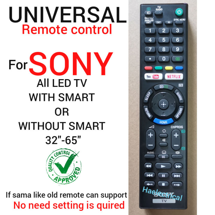 SONY universal tv remote control | Lazada
