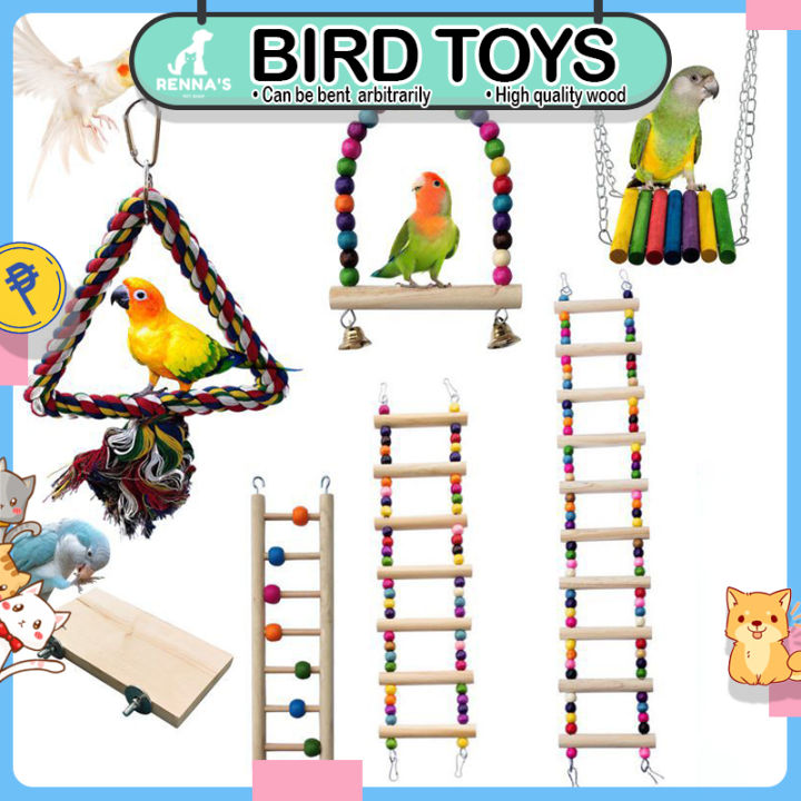 Renna's Bird Toys For Bird Parrot Toys Hanging Toys Bird Cage Toy Bird ...