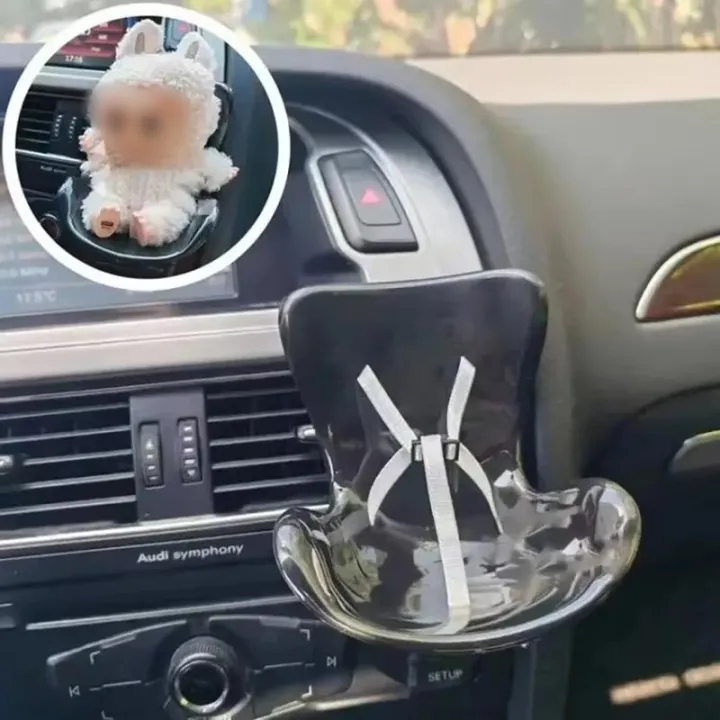 ตุ๊กตาอุปกรณ์เสริมสําหรับ Labubu Mini Plush Car Seat ความปลอดภัยที่นั่ง ...
