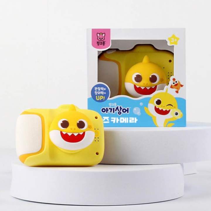 🇰🇷พร้อมส่ง : Baby Shark Kids Camera กล้องถ่ายรูปดิจิตอลสำหรับเด็ก ถ่าย ...