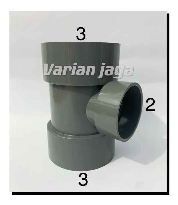Tee 3 x 2 inch D Sambungan Pipa Knie T 3x2 | Lazada Indonesia