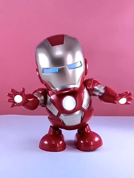 Dance Hero toy for kids, Dancing Robot with light and music, Iron Man ...