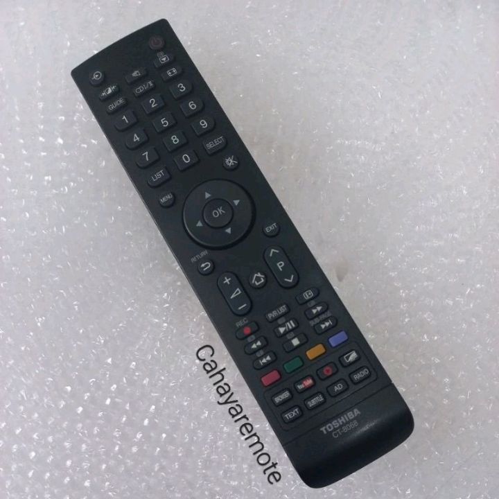 REMOTE REMOT TV TOSHIBA SMART TV LED 3D CT-8068 ORIGINAL | Lazada Indonesia