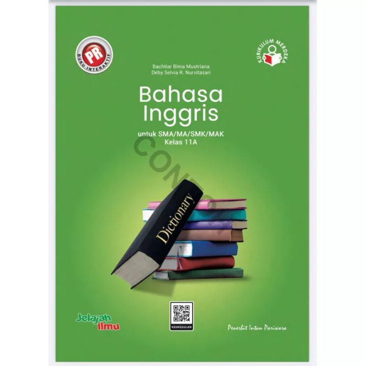 Buku lks pr interaktif Bahasa Inggris Kelas XI, 11 semester 1 tahun 2023 kurikulum merdeka Intan ...