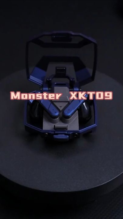Original Monster XKT09 Wireless Bluetooth 5.2 Gaming Earphones TWS Bass ...