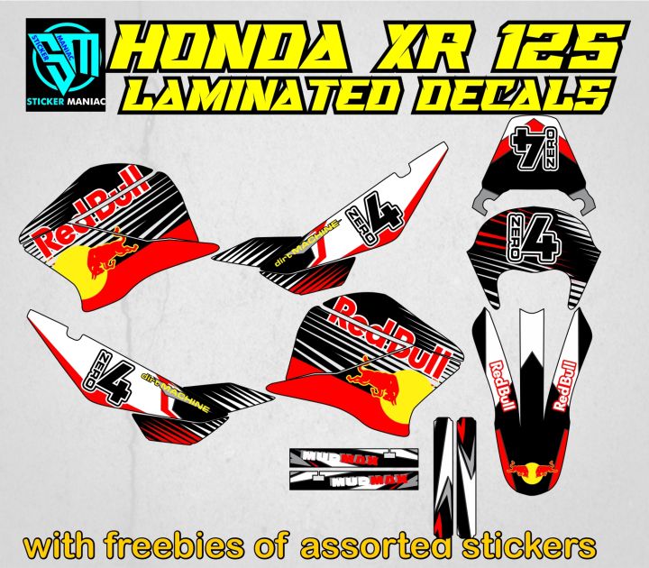 Honda xr 125 decals sticker, Laminated | Lazada PH