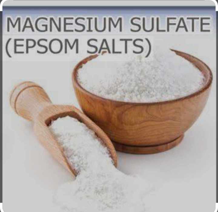 MAGNESIUM SULFATE(EPSOM SALT) 250g PARA SA MGA NANINILAW NA DAHON ...