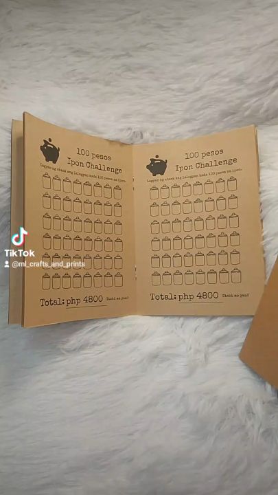 Ipon Challenge Booklet | Lazada PH