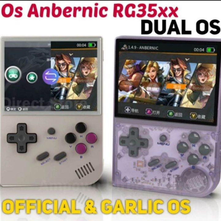Anbernic RG35xx Dual OS New Version Game Retro Handheld Konsol Best ...
