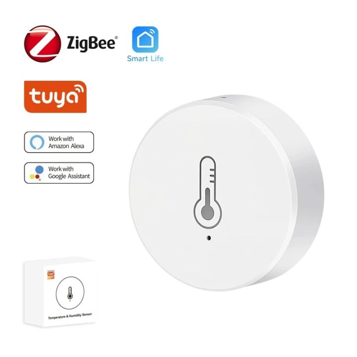 Real Time ZigBee Smart Temperature And Humidity Sensor Battery Powered ...