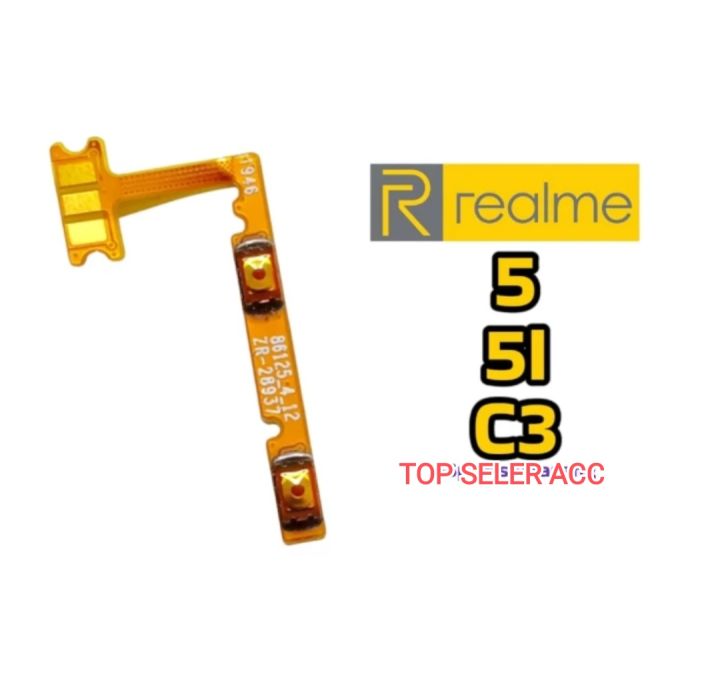 Realme C3 5 5i 6i Flexible Flexibel Tombol Dalam Suara Volume Realme C3 5 5i 6i Original ...