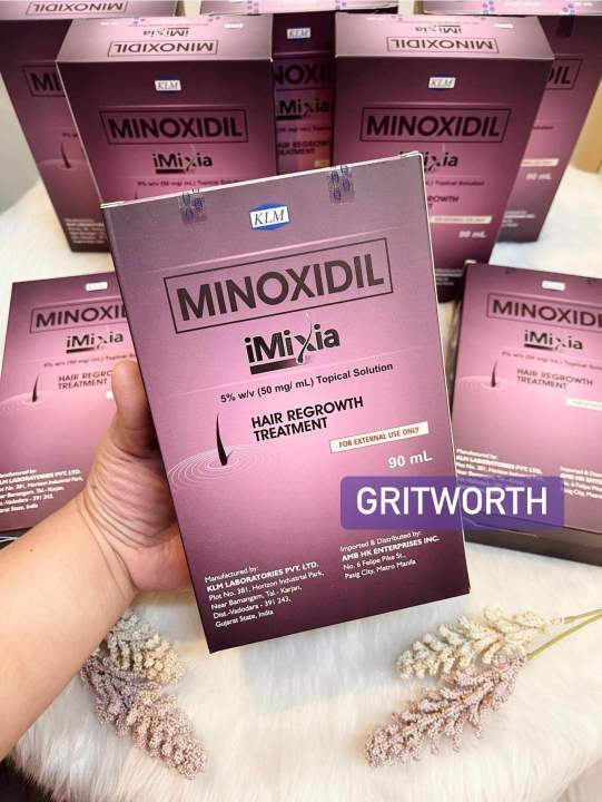 IMIXIA Minoxidil 5% Topical Solution Hair Regrowth Treatment Dermagrade ...